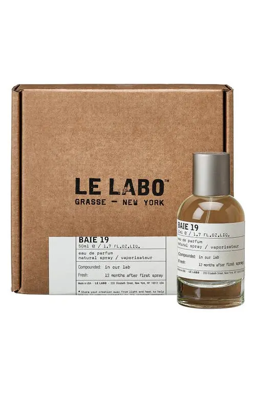 Le Labo Baie 19 Eau De Parfum
