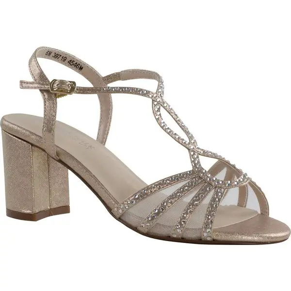 TOUCH UPS Anna Glitter Sandal - Champagne
