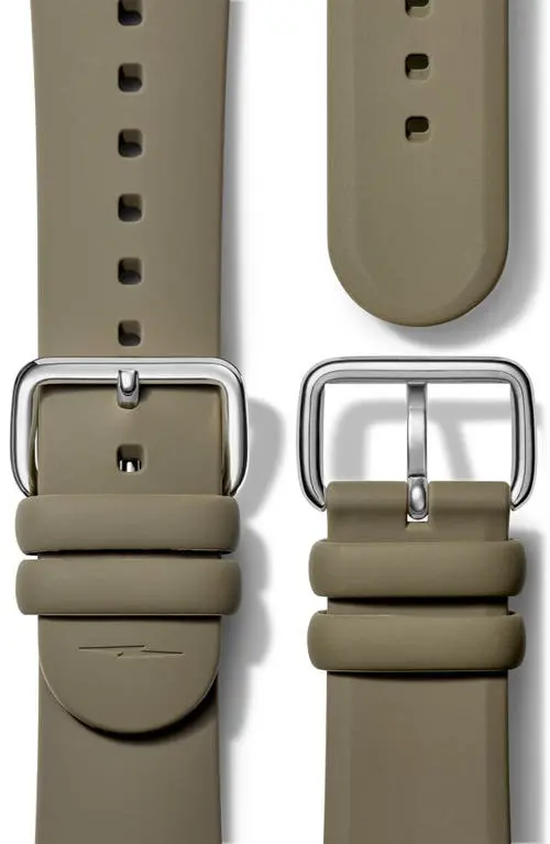 Shinola Detrola Silicone Strap Watch