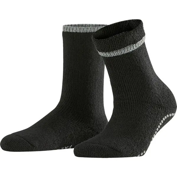Falke Cuddle Pad Crew Socks - Black