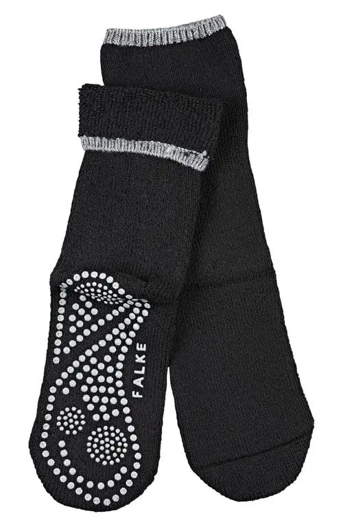 Falke Cuddle Pad Crew Socks - Black