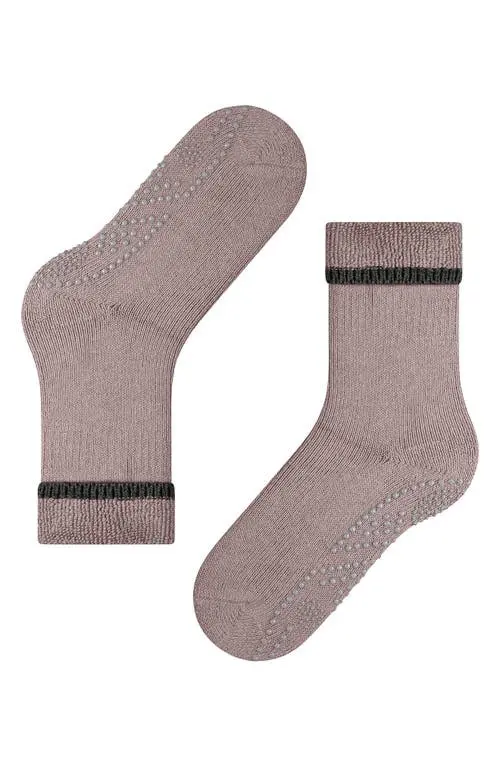 Falke Cuddle Pad Crew Socks - Rosewood