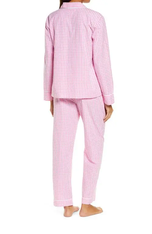 SANT AND ABEL Long Sleeve Gingham Print Pajamas
