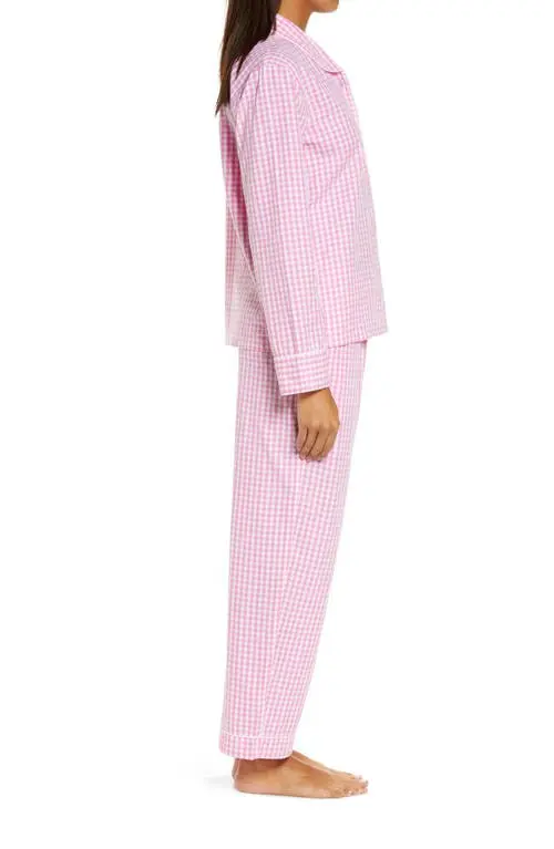 SANT AND ABEL Long Sleeve Gingham Print Pajamas