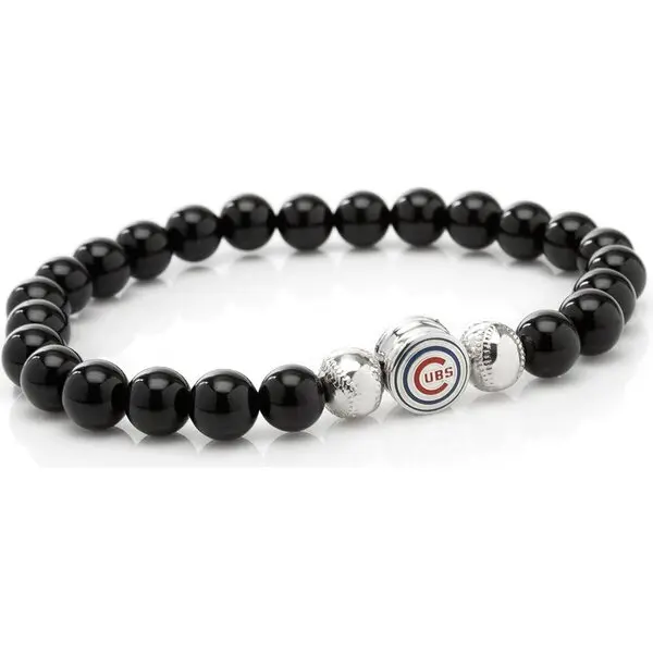 CUFFLINKS, INC. Beaded Bracelet - Chicago Cubs
