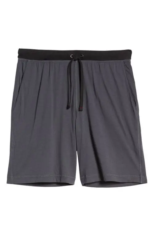 Daniel Buchler Peruvian Pima Cotton Lounge Shorts - Ink