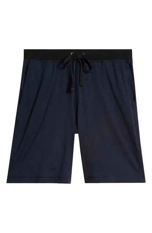 Daniel Buchler Peruvian Pima Cotton Lounge Shorts - Midnight