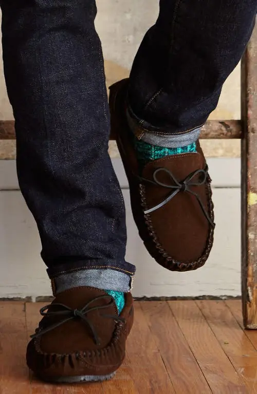 Minnetonka Casey' Slipper - Chocolate