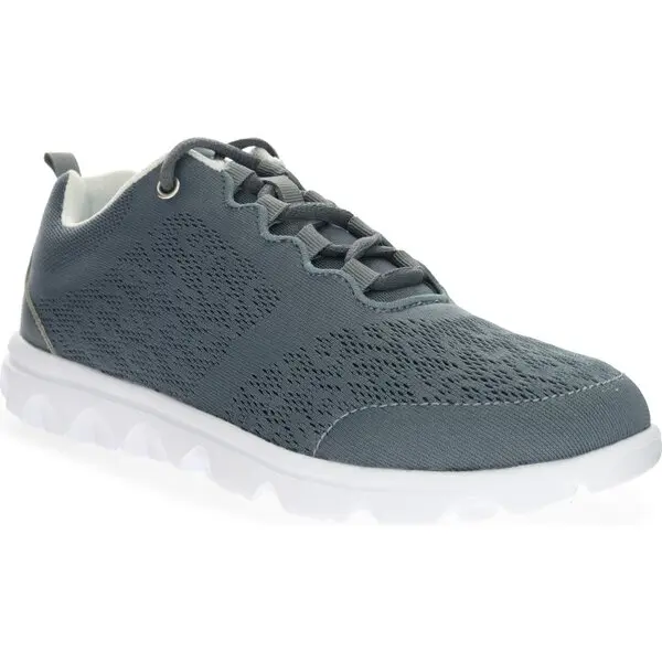 PROPET Travelactiv Knit Lace-up Sneakers - Cape Cod Blue
