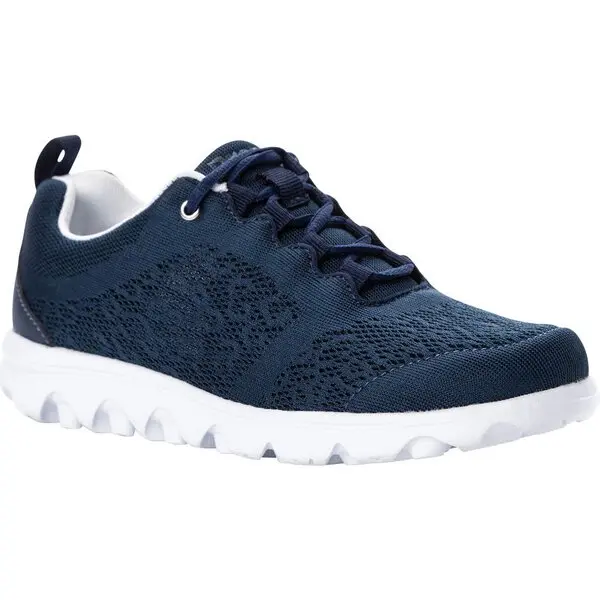 PROPET Travelactiv Knit Lace-up Sneakers - Navy