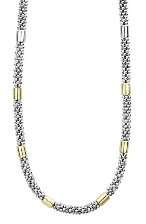 Lagos Caviar Rope Collar Necklace