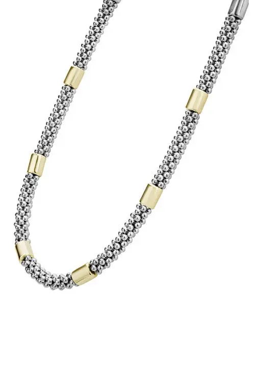 Lagos Caviar Rope Collar Necklace