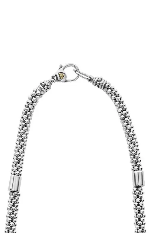 Lagos Caviar Rope Collar Necklace