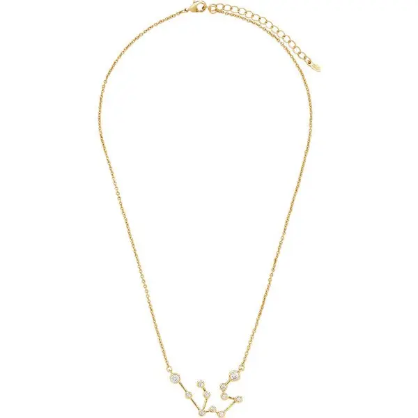 Sterling Forever Constellation Necklace - Gold - Aquarius