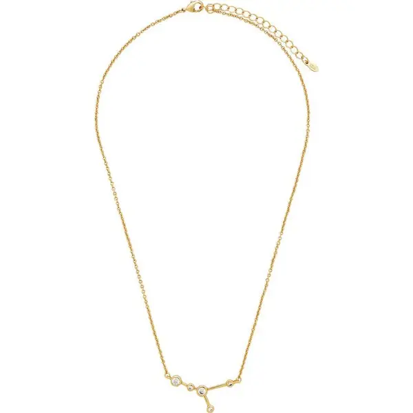 Sterling Forever Constellation Necklace - Gold - Cancer