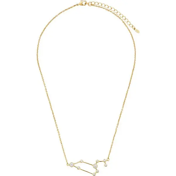 Sterling Forever Constellation Necklace - Gold - Leo