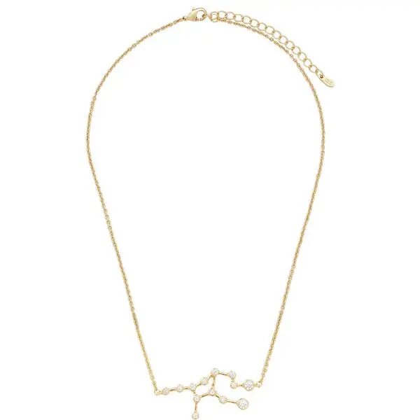 Sterling Forever Constellation Necklace - Gold - Virgo
