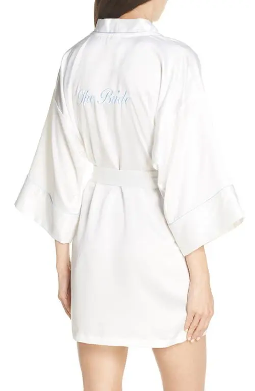 IN BLOOM BY JONQUIL The Bride Satin Wrap