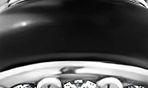 Lagos Caviar Diamond Hoop Earrings