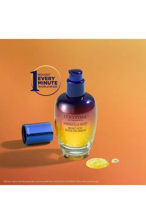 L'OCCITANE Immortelle Overnight Reset Oil-in-serum