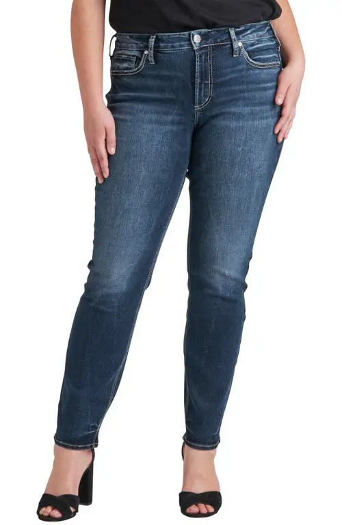 SILVER JEANS CO. Suki Straight-leg Jeans - Blue
