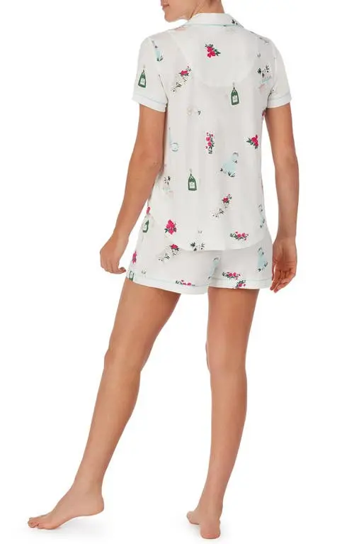 Kate Spade New York Print Short Pajamas - White