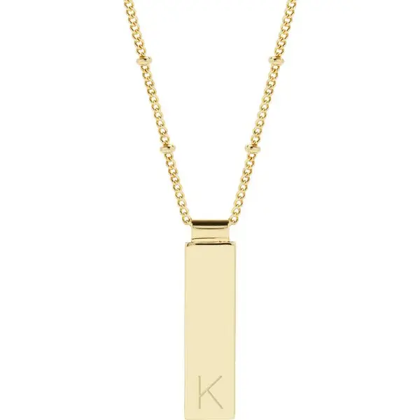 BROOK & YORK Maisie Initial Pendant Necklace - Gold K
