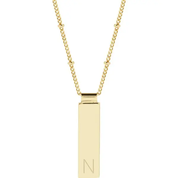 BROOK & YORK Maisie Initial Pendant Necklace - Gold N