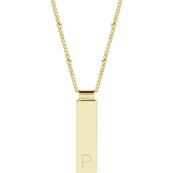 BROOK & YORK Maisie Initial Pendant Necklace - Gold P