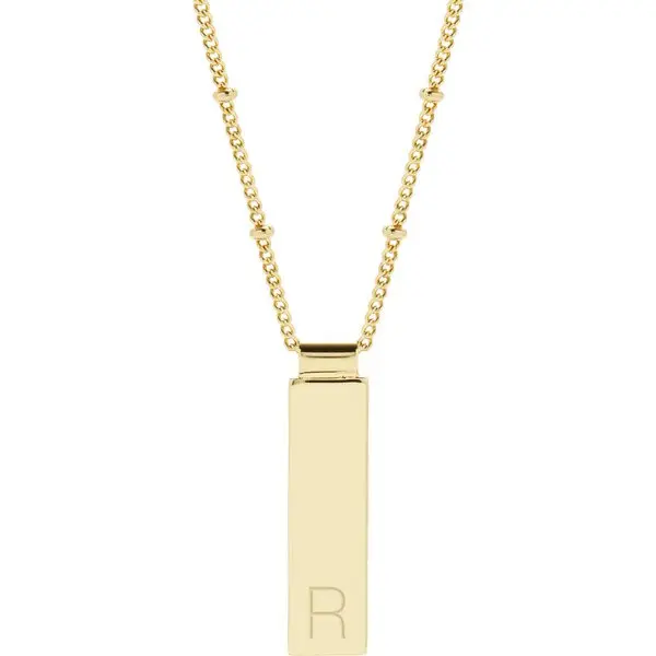 BROOK & YORK Maisie Initial Pendant Necklace - Gold R