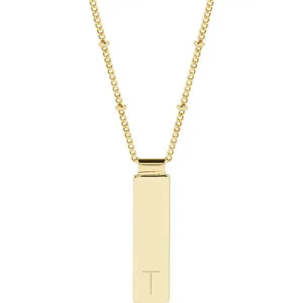 BROOK & YORK Maisie Initial Pendant Necklace - Gold T