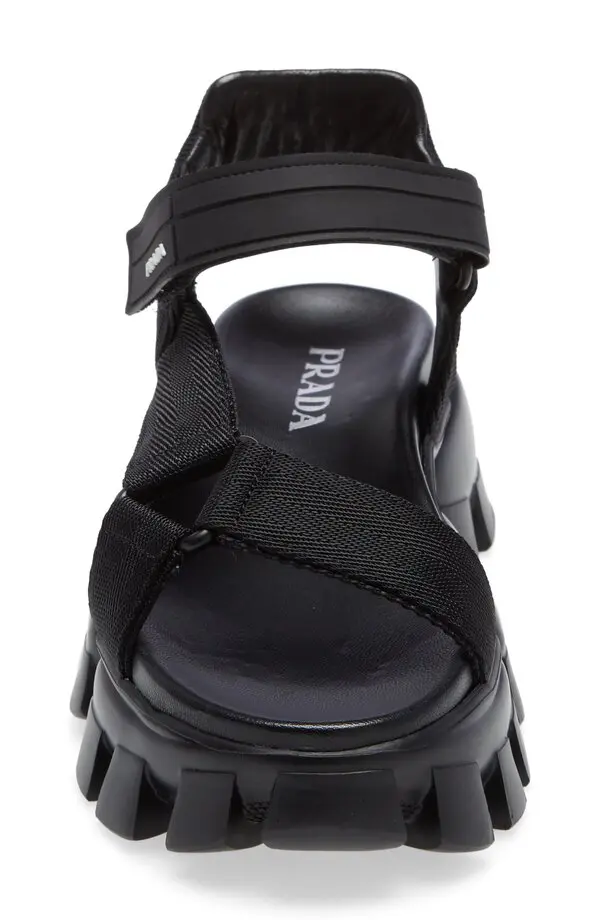 PRADA Cloudburst Platform Sport Sandal PRADA Cloudburst White Strappy  main image 4