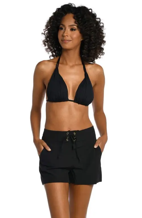 La Blanca 3-inch Board Shorts - Black