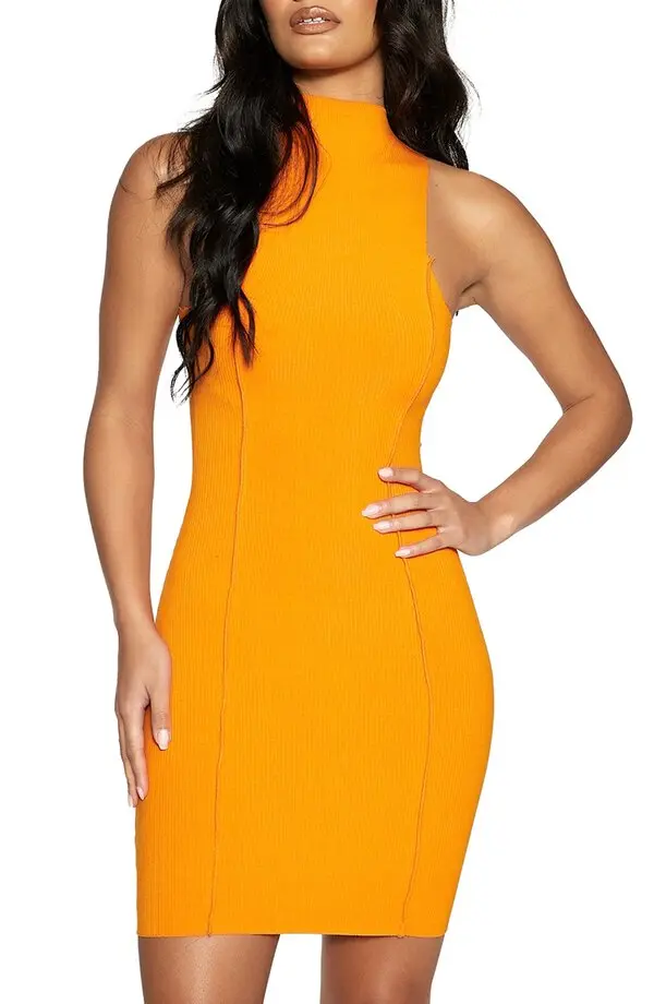open lace back dress Naked Sleeveless Midi Dress