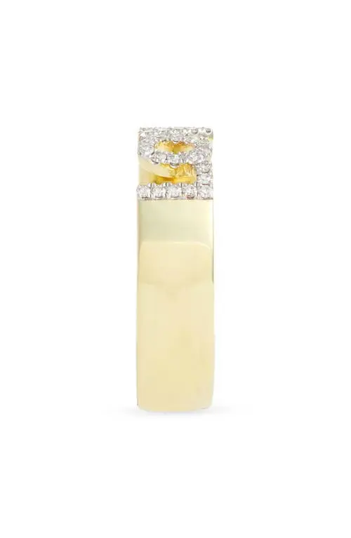 Meira T Diamond Pave Love Band Ring In 14k Gold