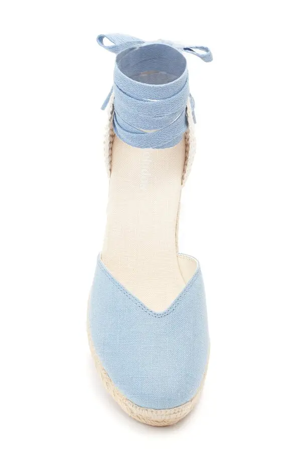 Soludos Lyon Ankle Wrap Wedge Espadrille