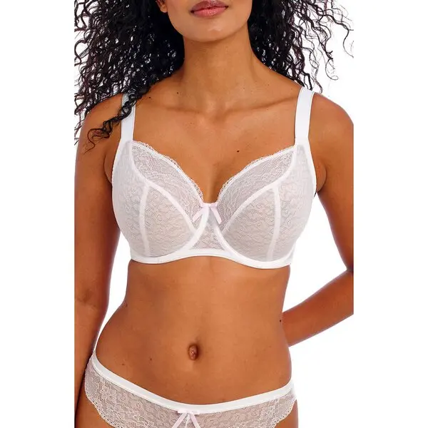Freya Fancies Underwire Balconette Bra - White