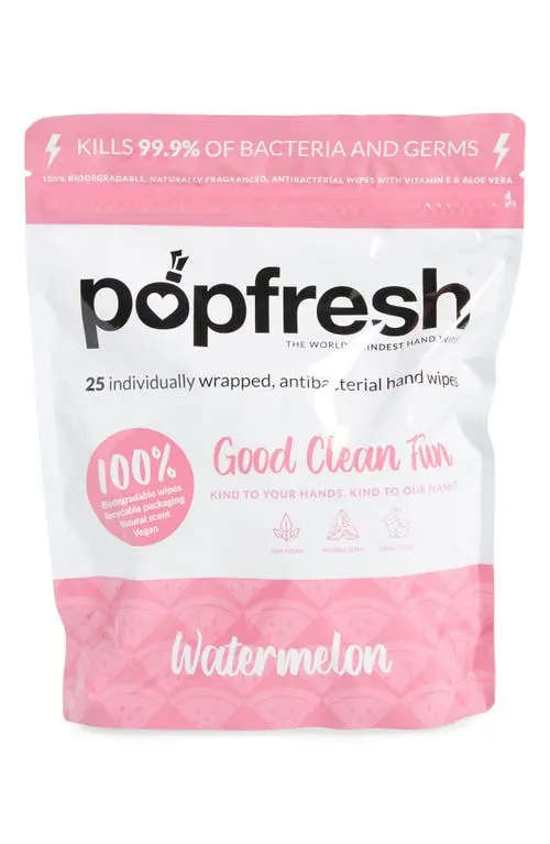 POPFRESH Good Clean Fun Antibacterial Hand Wipes