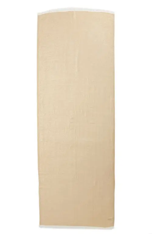 Nordstrom Metallic Lightweight Wrap - Gold