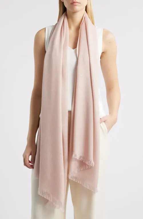 Nordstrom Metallic Lightweight Wrap - Pink