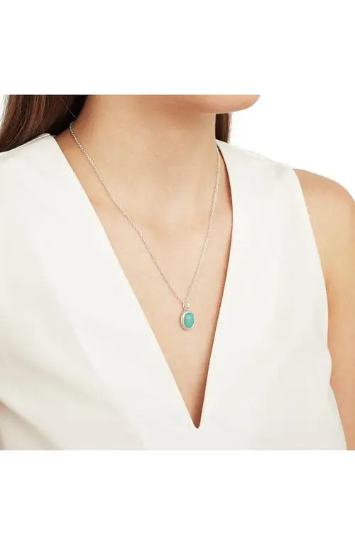 Monica Vinader Siren Medium Bezel Pendant Charm