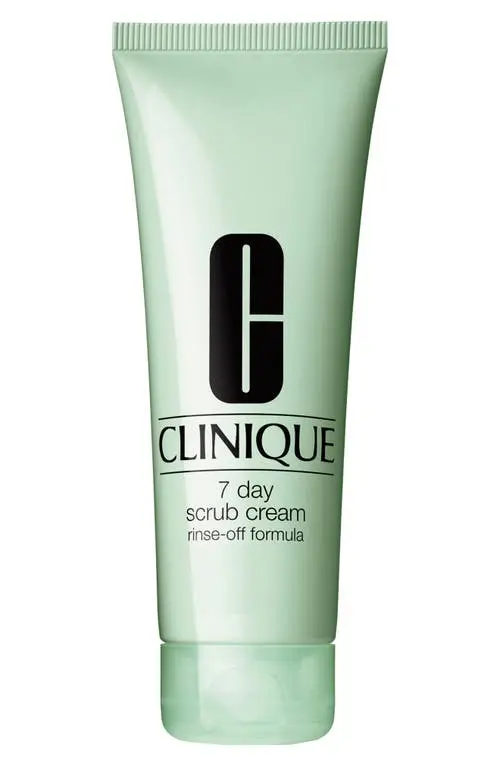 CLINIQUE 7 Day Face Scrub Cream Rinse-off Formula - No Color
