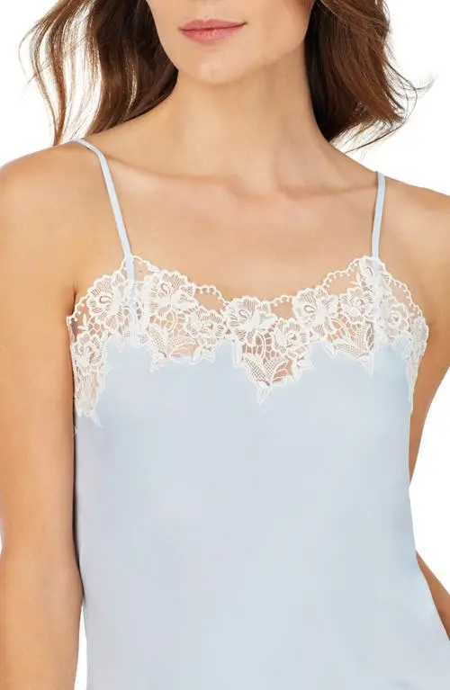 Eileen West Ballet Satin Nightgown - Blue
