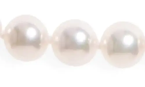 Mikimoto Cultured Pearl Necklace And Stud Earrings Set