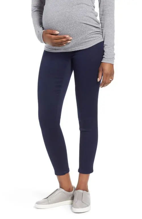 1822 Denim Butter Ankle Super Skinny Maternity Jeans - Rinse