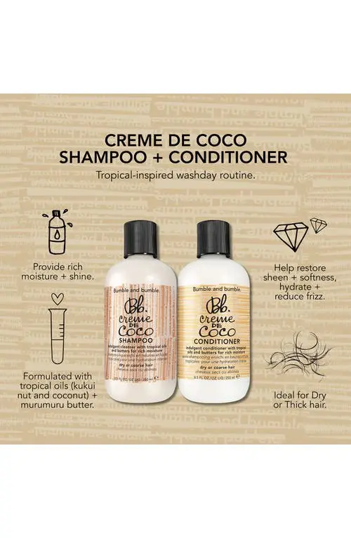 BUMBLE AND BUMBLE Creme De Coco Shampoo - No Color