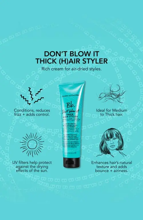 BUMBLE AND BUMBLE Don't Blow It Thick Hair Styler - No Color