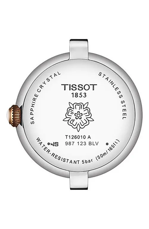 TISSOT Bellissima Round Bracelet Watch With Roman Numerals And Date Window