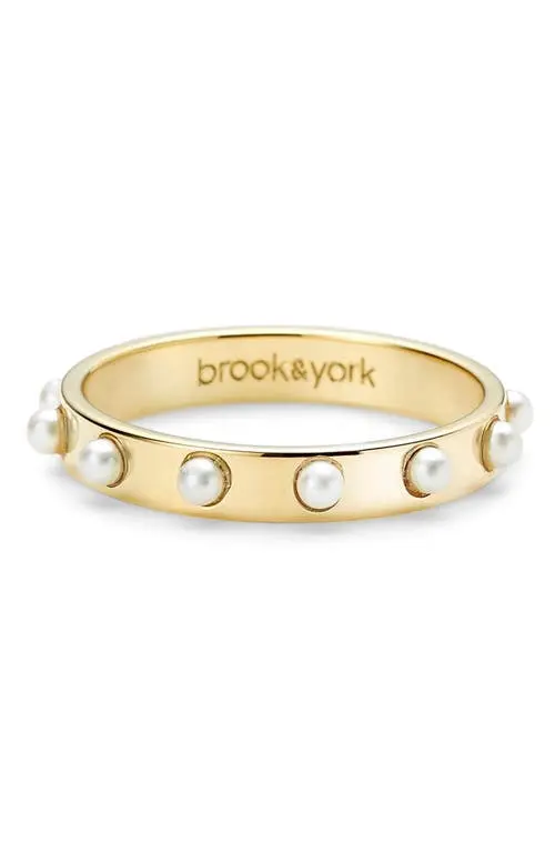 BROOK & YORK Holly Imitation Pearl Ring