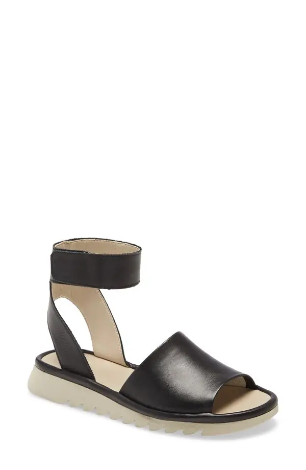The Flexx South Shore Sandal Grano/ Black Jaguar Leather